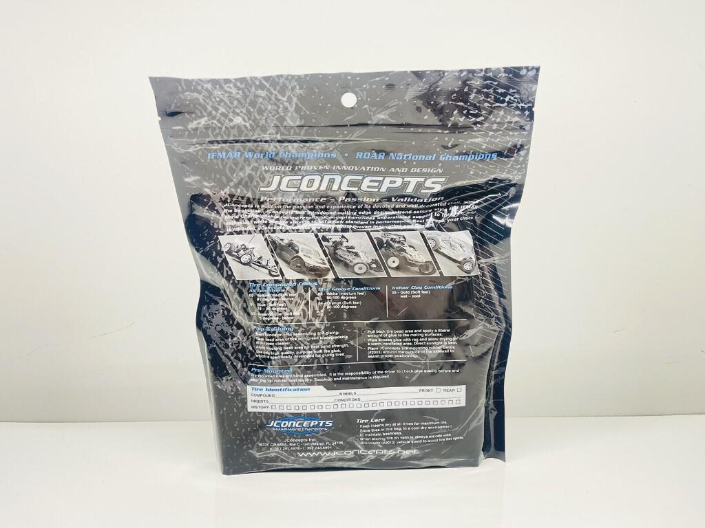 JConcepts Neumáticos Bar Codes 1/10 Buggy delanteras - Black (Mega Soft ...